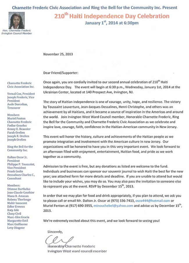 210th Haiti Independence Day Celebration | NAAHP